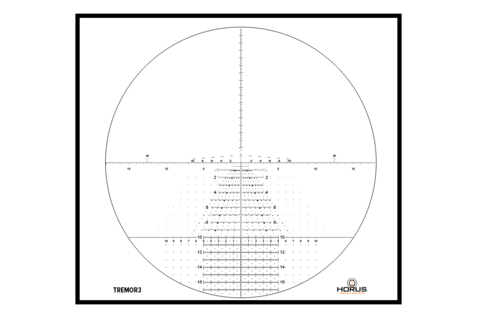 TREMOR3™ Reticle Poster - Horus Vision