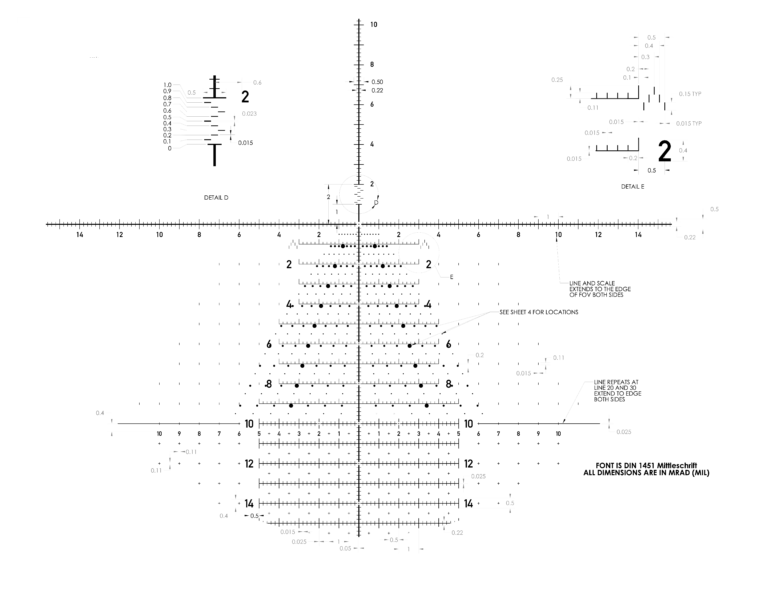 TREMOR5™ Competition Optimized Reticle - Horus Vision